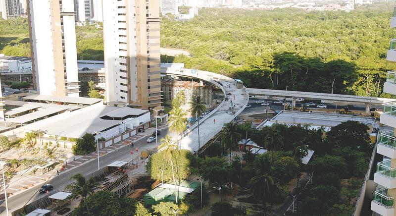 Segundo viaduto será liberado neste domingo - Metro - Diário do Nordeste