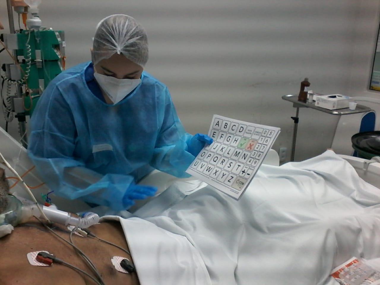 Placas com gravuras ajudam na comunicação de pacientes em UTI de ...
