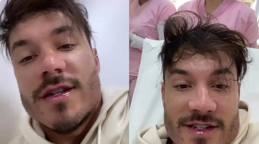 Após harmonização e implante, Eliezer passa por novo procedimento ...