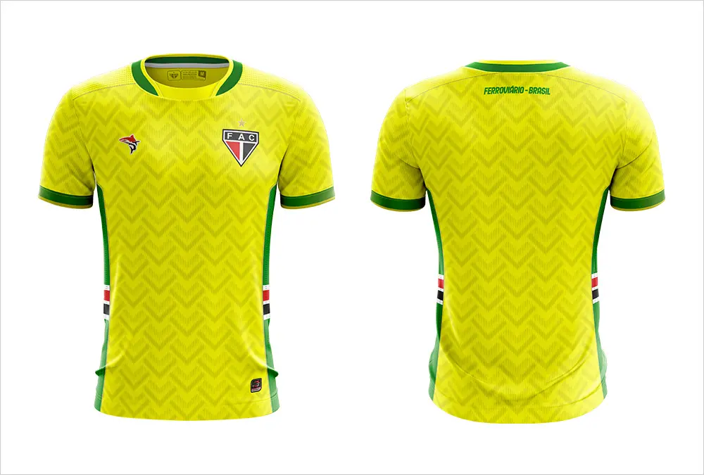 Ferroviário lança uniforme em alusão à Seleção Brasileira; veja ...