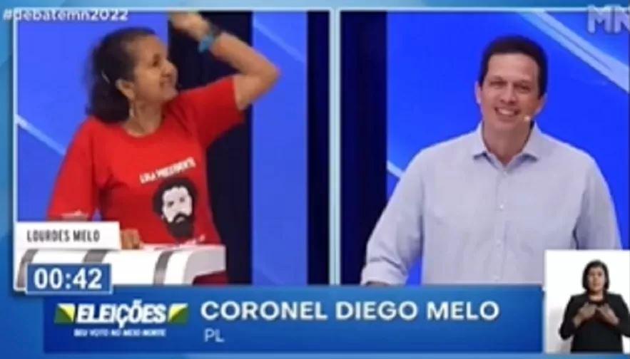 Candidata ao governo do Piauí, Lourdes Melo pede que coronel entregue arma durante debate ...