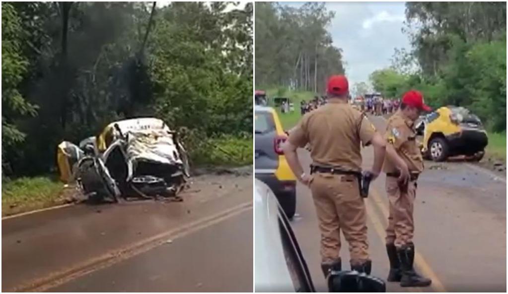 Dois policiais morrem após viatura capotar e partir ao meio em estrada ...