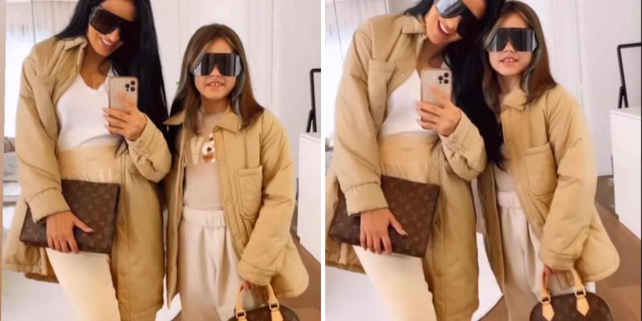 Filha de Simaria de 10 anos usa bolsa de luxo de R$ 11 mil - É Hit ...