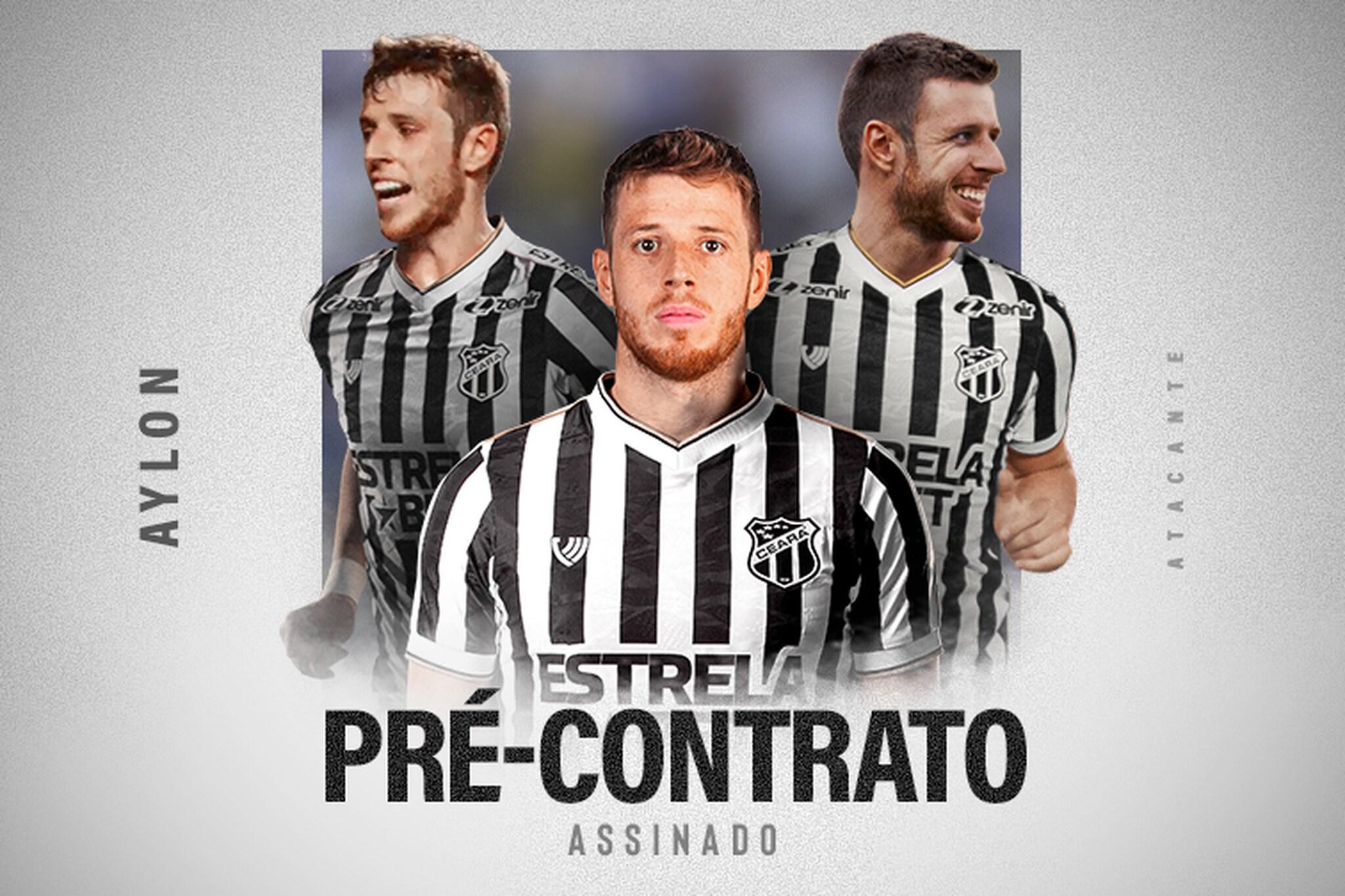 Ceará anuncia contratação do atacante Aylon para a temporada 2024 ...