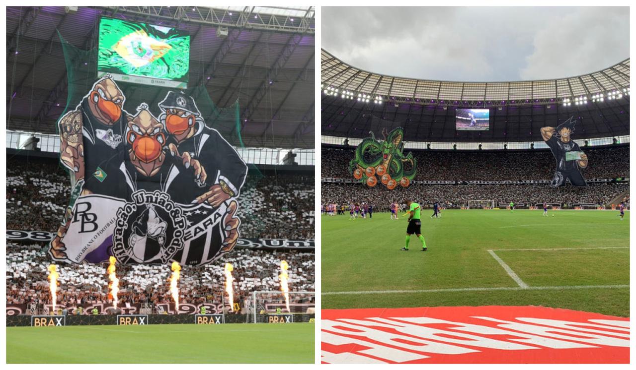 Torcida do Ceará faz dois mosaicos e provoca Fortaleza antes da Final ...