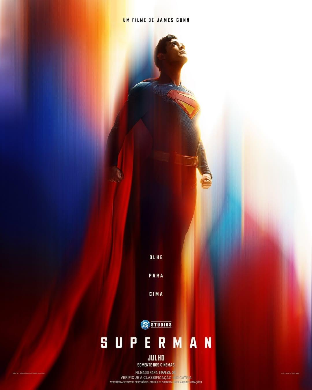'Superman' ganha pôster oficial e revela data de lançamento do primeiro ...