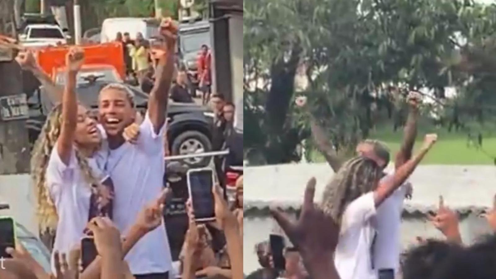 MC Poze do Rodo deixa prisão após 5 dias e é recebido com festa de fãs e familiares no Rio ...