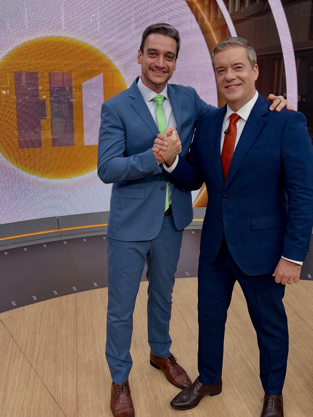 Tiago Scheuer assume 'Hora 1' no lugar de Roberto Kovalick - Zoeira - Diário do Nordeste